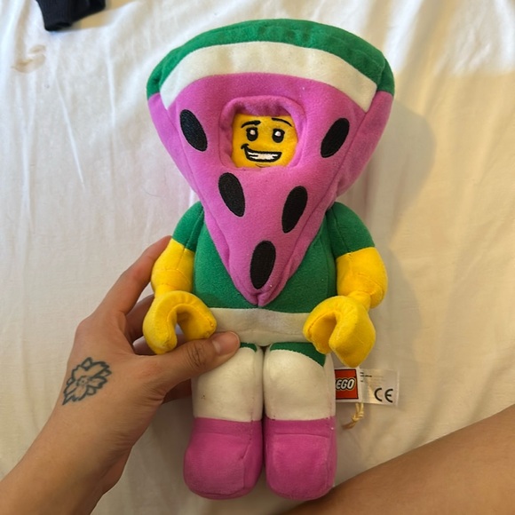 Lego | Toys | Lego Minifigure Watermelon Guy 95 Plush Character | Poshmark